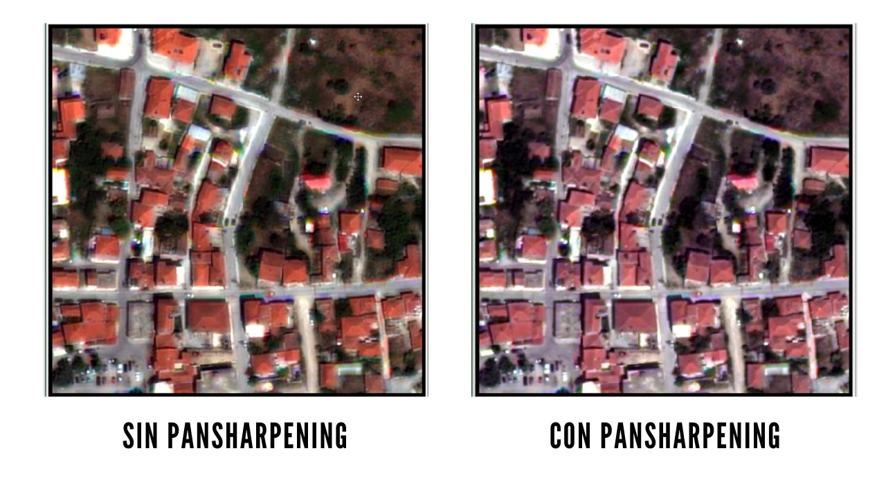 Que es el Pansharpening en Teledetección